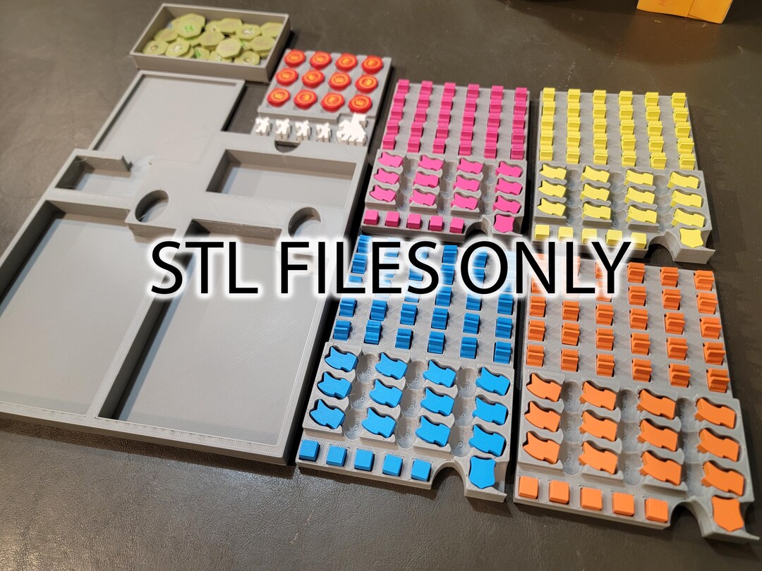 STL Files for Cascadero Board Game Insert - Etsy