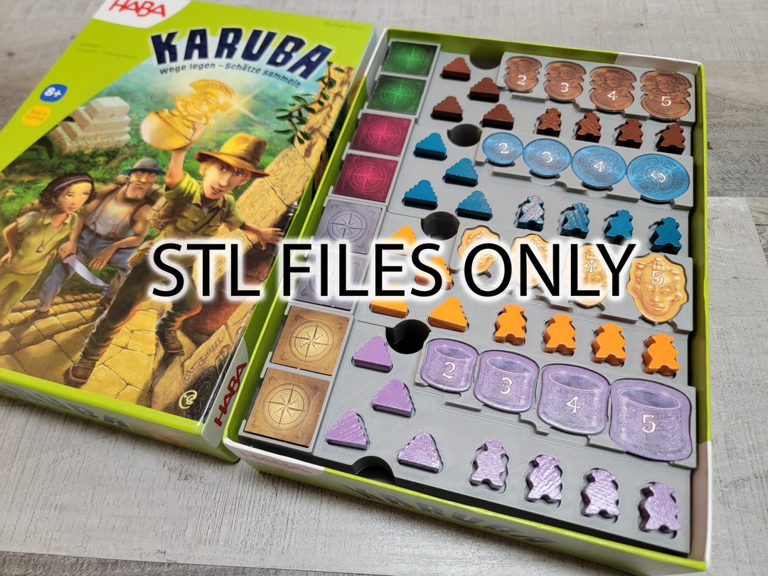 STL Files for Karuba Board Game Insert - Etsy