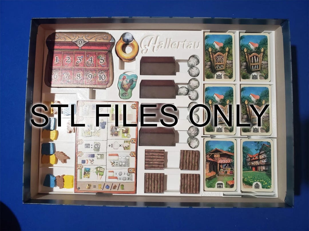 STL Files for Hallertau Board Game Insert - Etsy