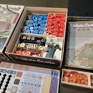 The White Castle Insert / Box Organizer With Individual Player Trays - Etsy