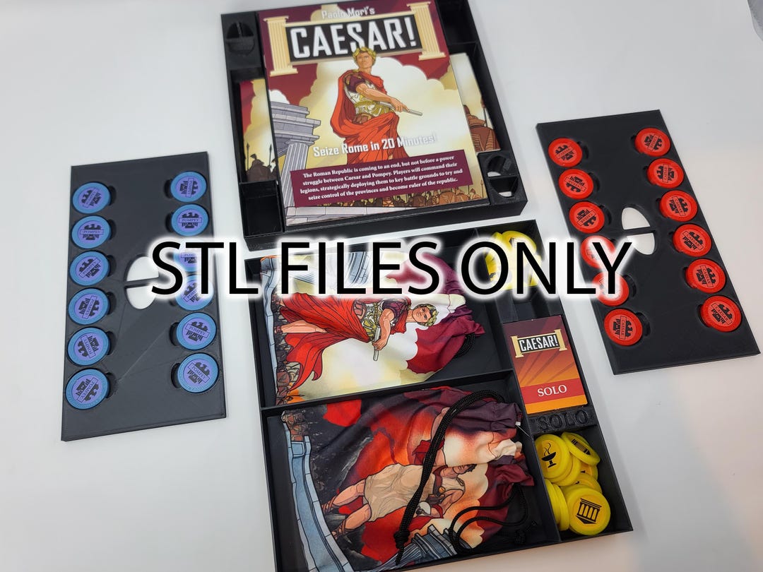 STL Files for Caesar Board Game Insert - Etsy