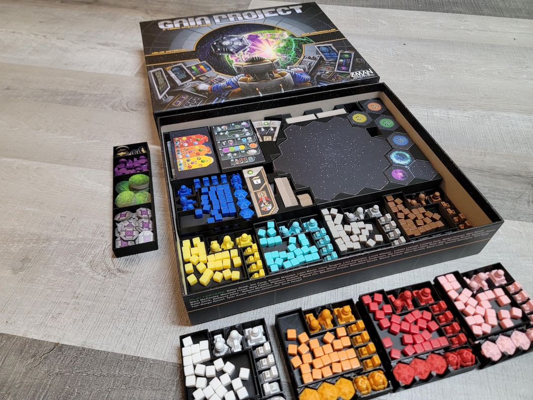 Gaia Project (& the Lost Fleet Expansion) Insert / Box Organizer With ...