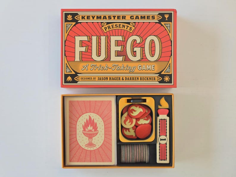Fuego Insert / Box Organizer (supports Sleeved Cards) - Etsy