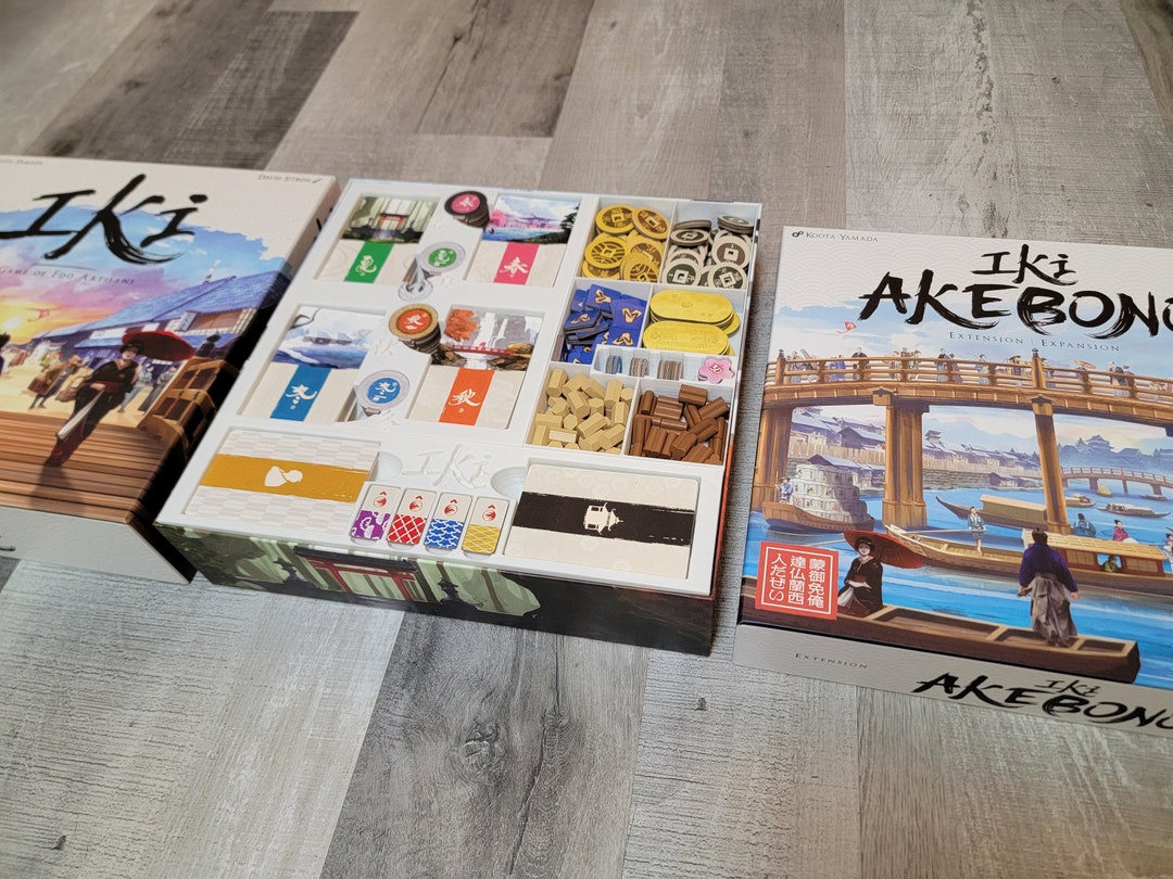 Iki (2021) & Akebono Board Game Insert / Box Organizer With Individual ...