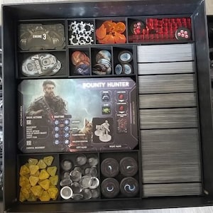Nemesis & Aftermath Expansion Insert / Box Organizer (fits Sleeved Cards, Also Fits Untold ...
