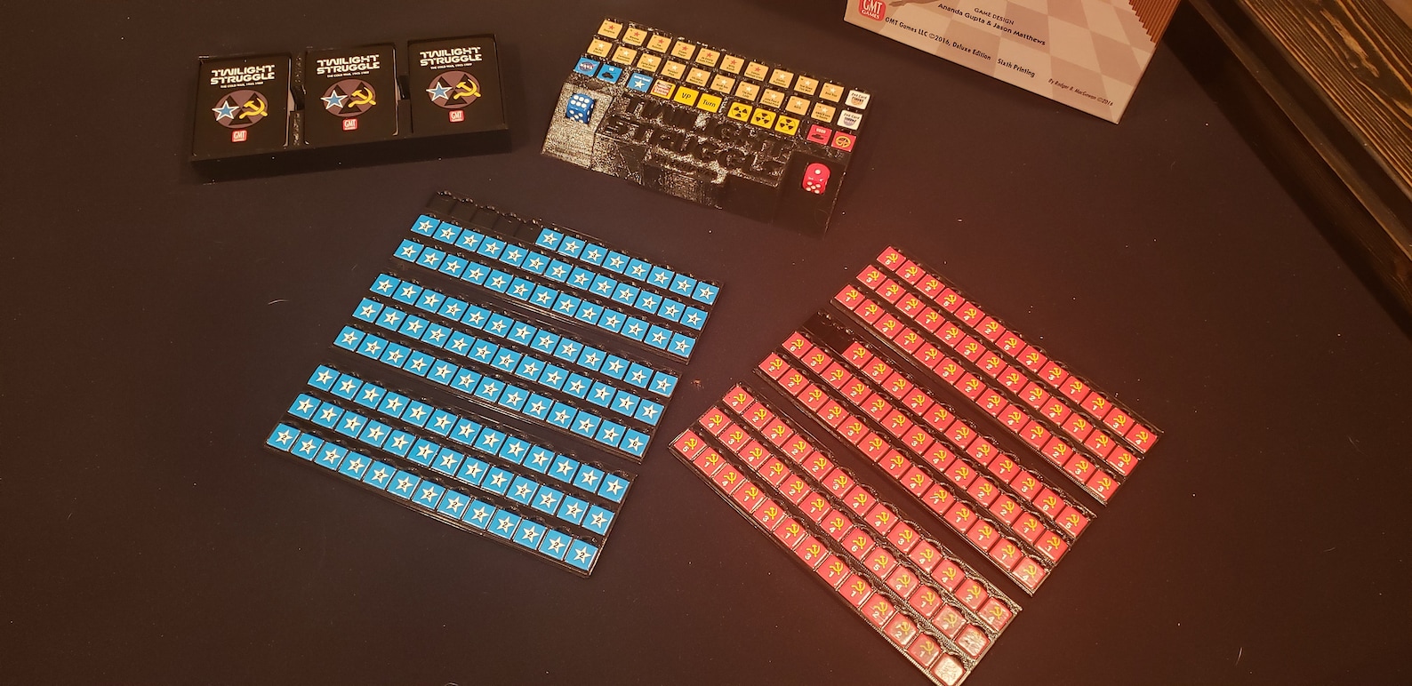 Twilight Struggle Board Game Insert / Box Organizer With - Etsy