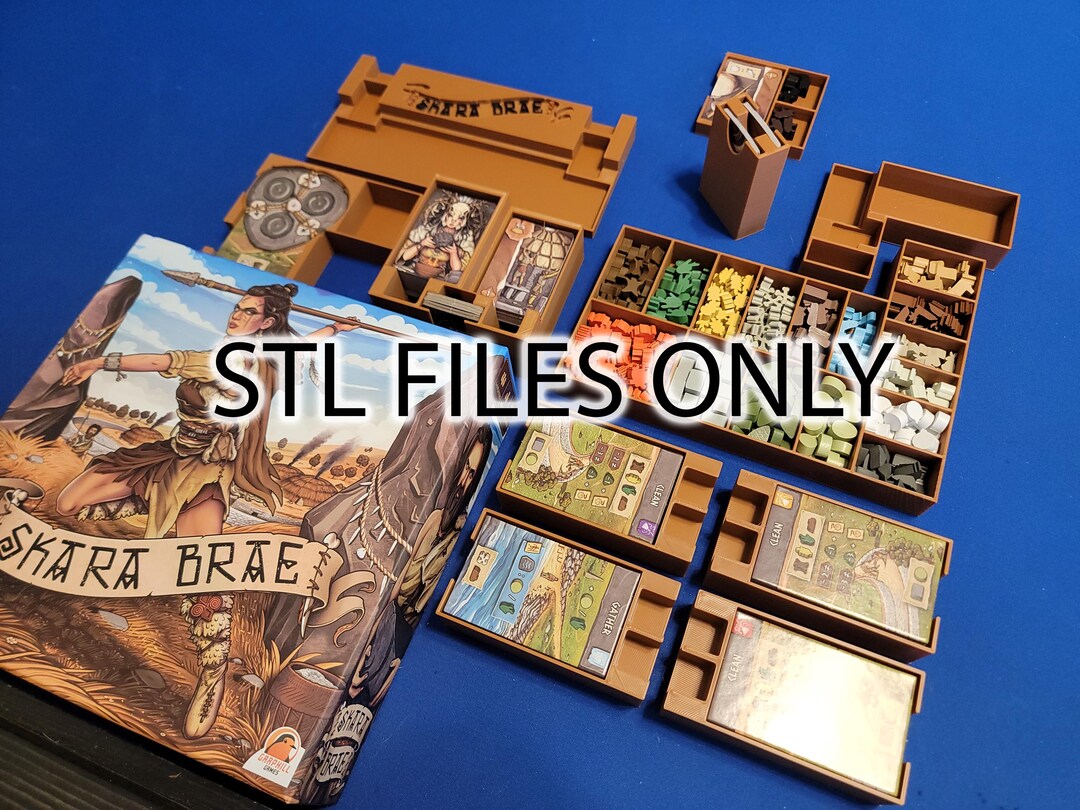 STL Files for Skara Brae Board Game Insert - Etsy