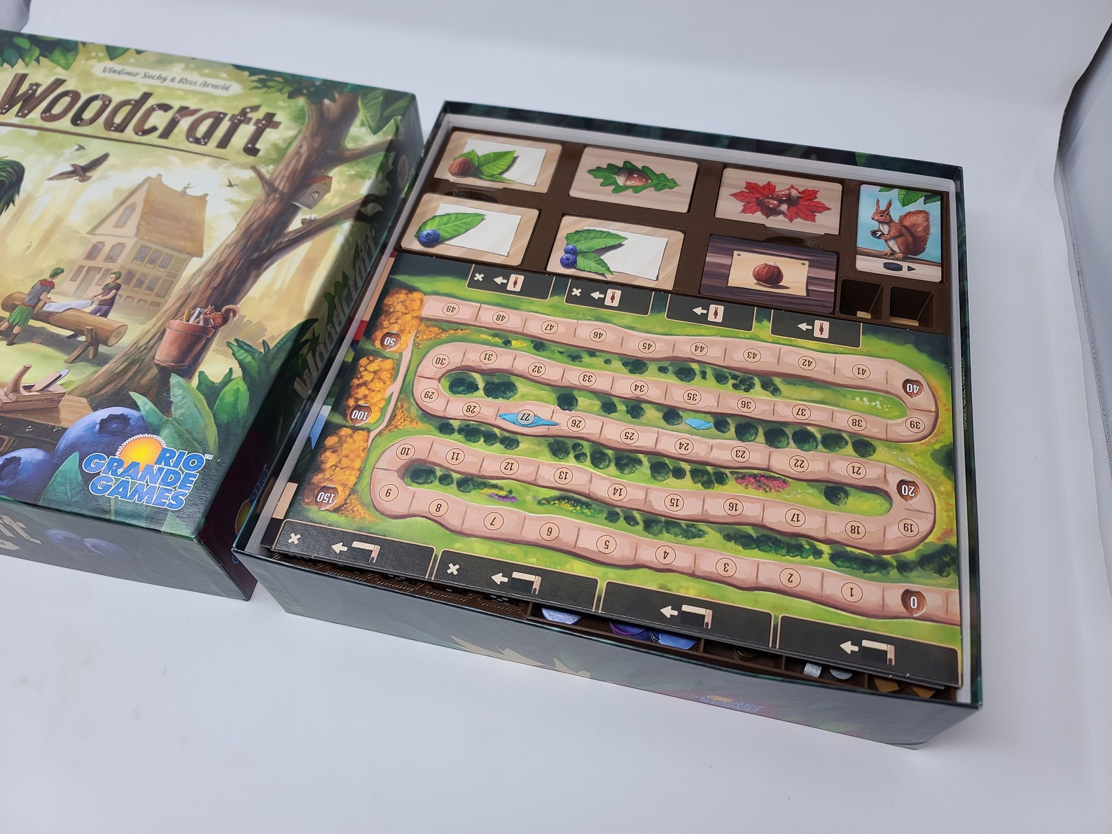 Woodcraft Board Game Insert / Box Organizer With Individual Player ...