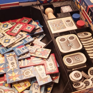 Patchwork Board Game Insert / Box Organizer - Etsy