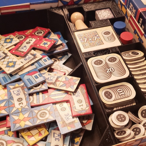 Patchwork Board Game Insert / Box Organizer - Etsy