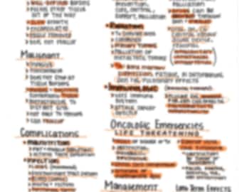 Cancer Study Guide, Nursing Study Guide, Oncology Nursing Notes ...