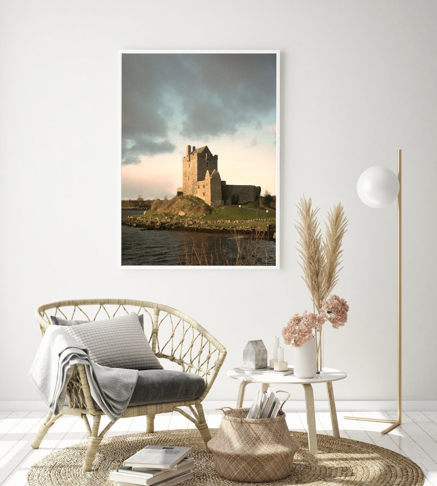 Irish Castle, Muted - Downloadable Print, Printable Art, Downloadable ...