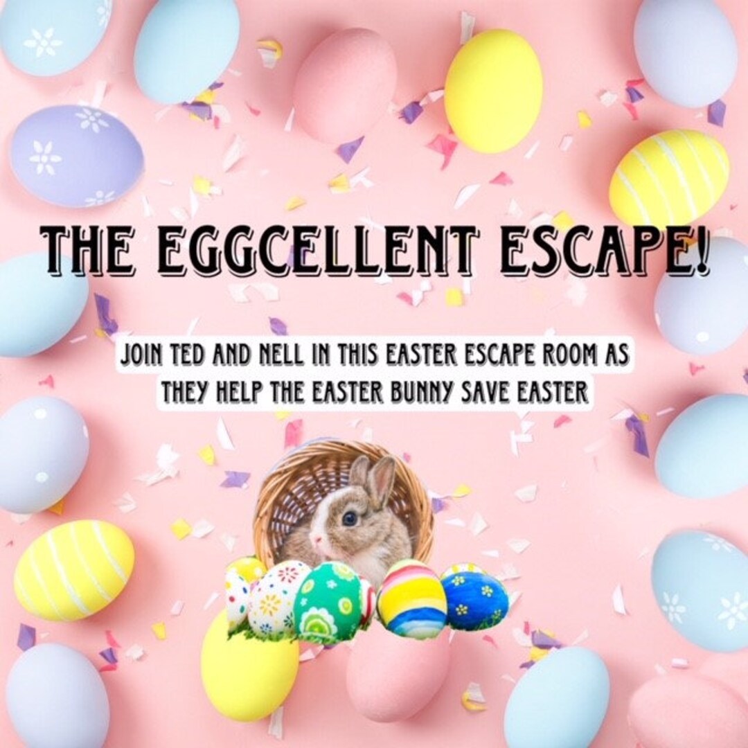 The Eggcellent Escape Puzzle for Children - Easter Egg Hunt - Etsy