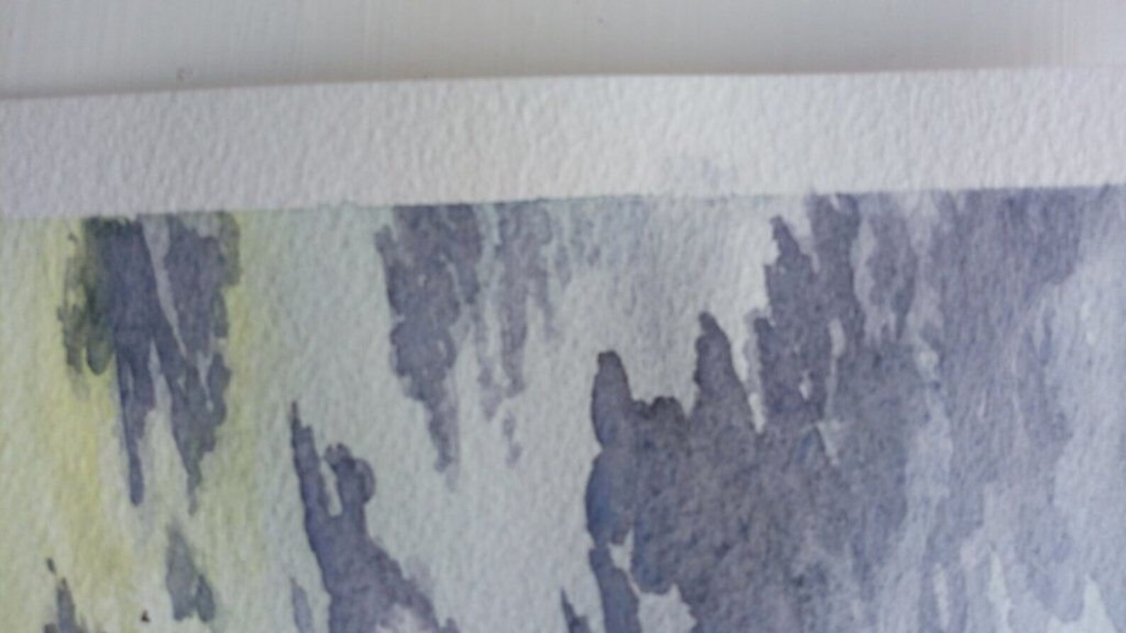 ORIGINAL: Cold Haze (A4 Painting) - Etsy