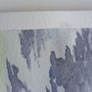 ORIGINAL: Cold Haze (A4 Painting) - Etsy