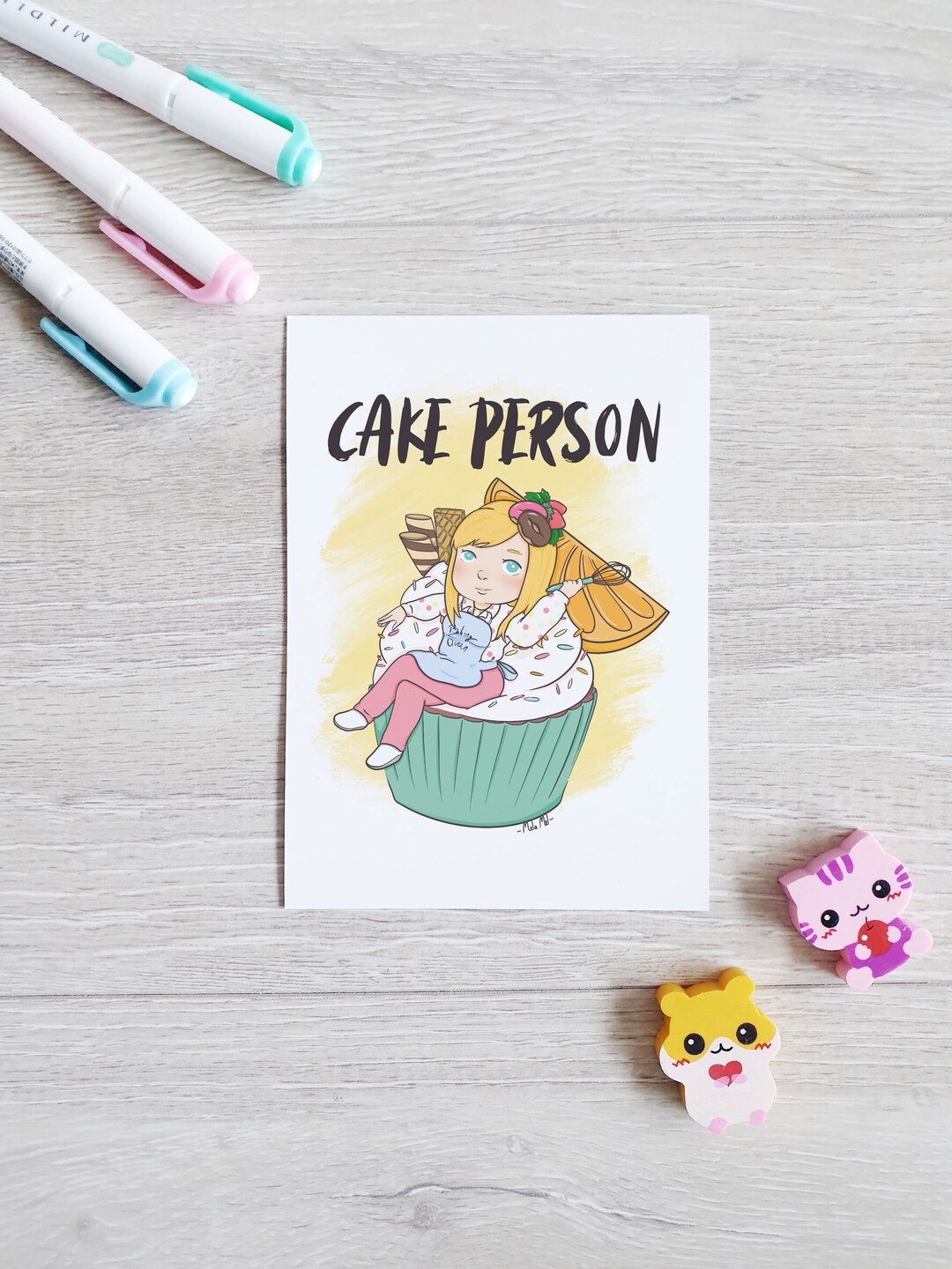 Postcard cake Person Gift Idea for Baking Professionals - Etsy