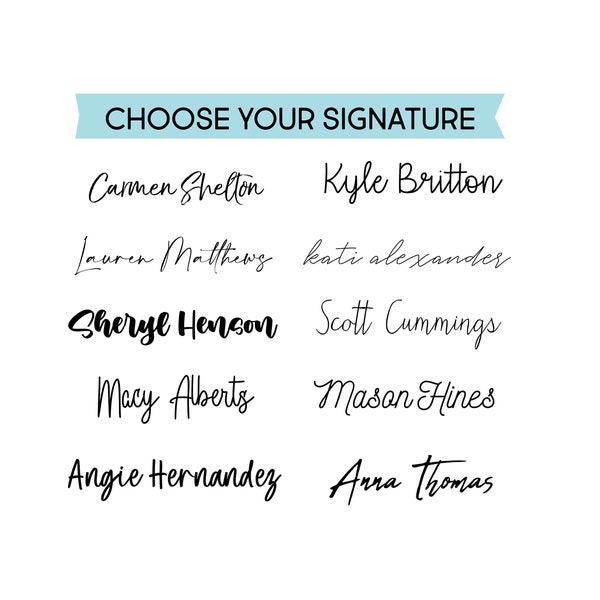 Custom Name Stamps - Etsy