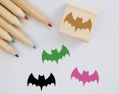 Bat Mini Rubber Stamp Tiny Stamp Mini Stamp Bat Stamp 1 Inch | Etsy