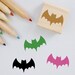 Bat Mini Rubber Stamp Tiny Stamp Mini Stamp Bat Stamp 1 Inch - Etsy