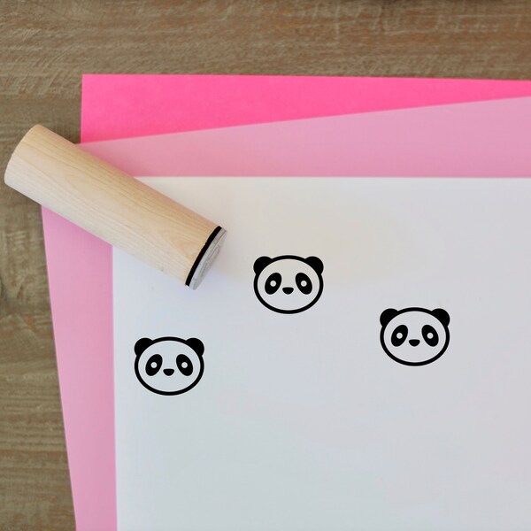 Panda Stamp - Etsy