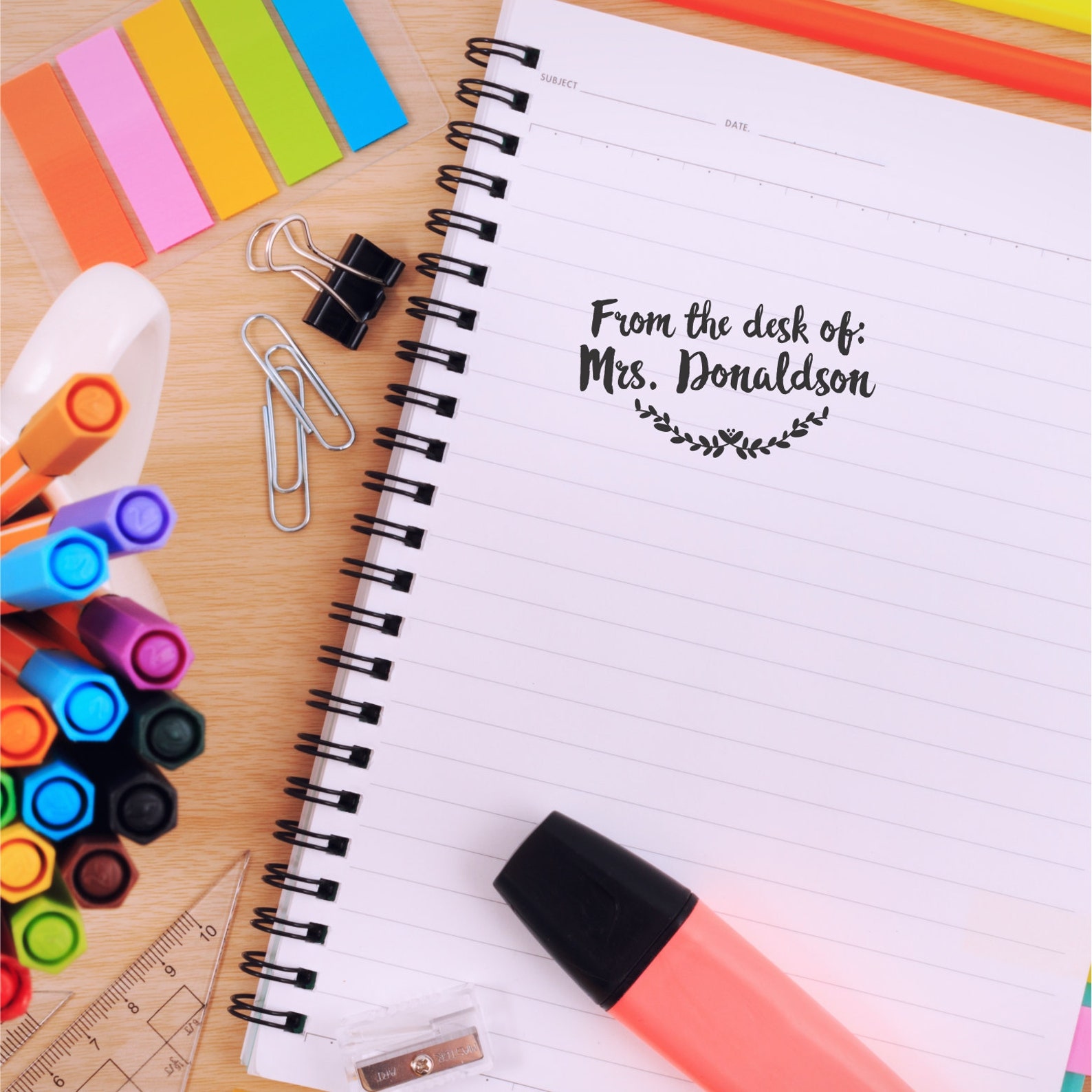 Personalized Teacher Stamp Teacher Stamper Personalized - Etsy