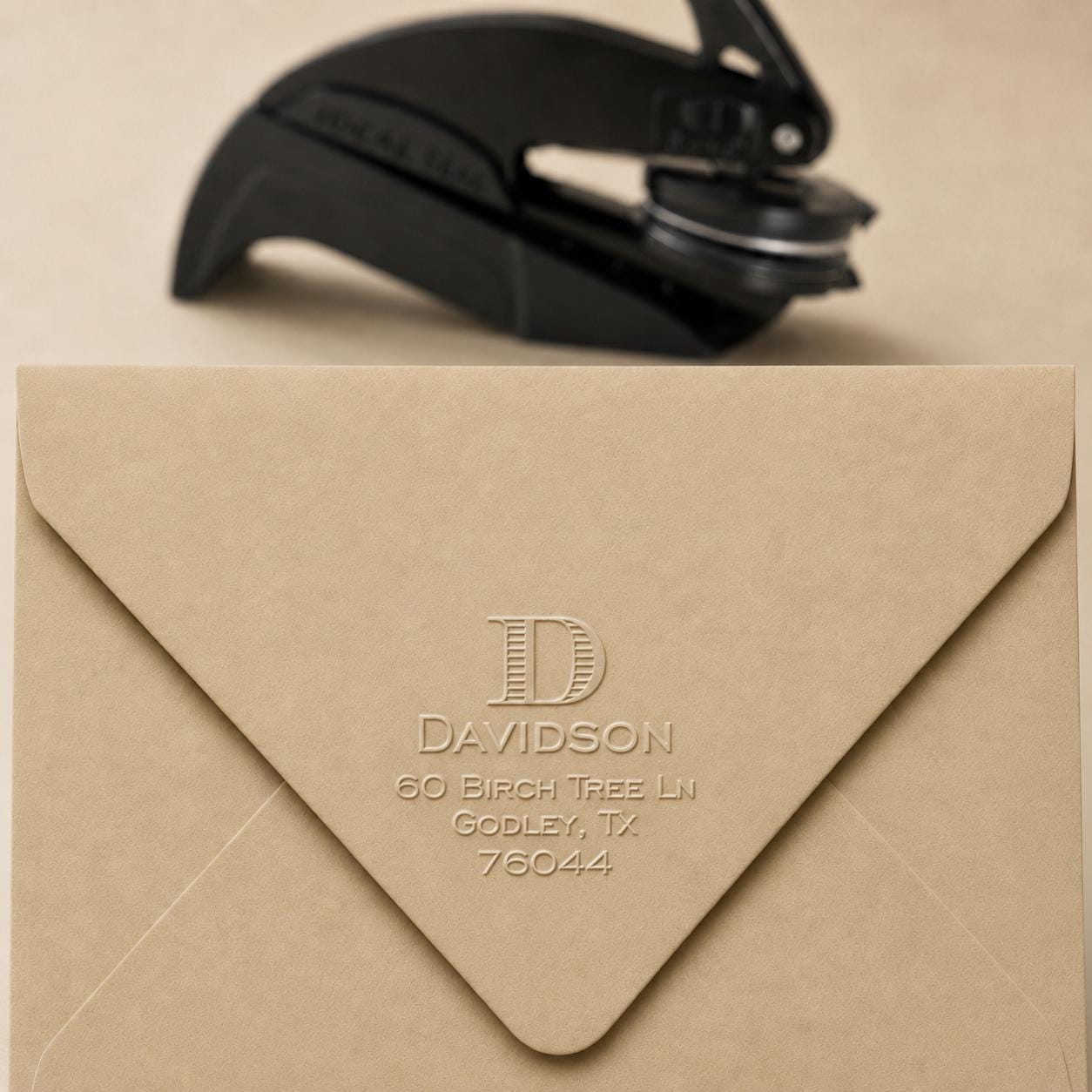 Custom Address Embosser – Personalized Return Address Stamp Seal for ...