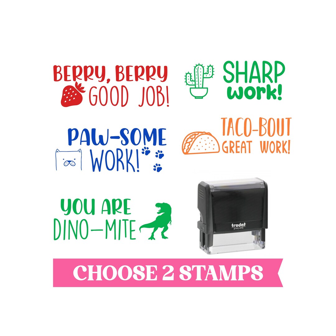 Teacher Stamp | Teacher Stamper |cute Teacher Gift | Classroom Teacher ...