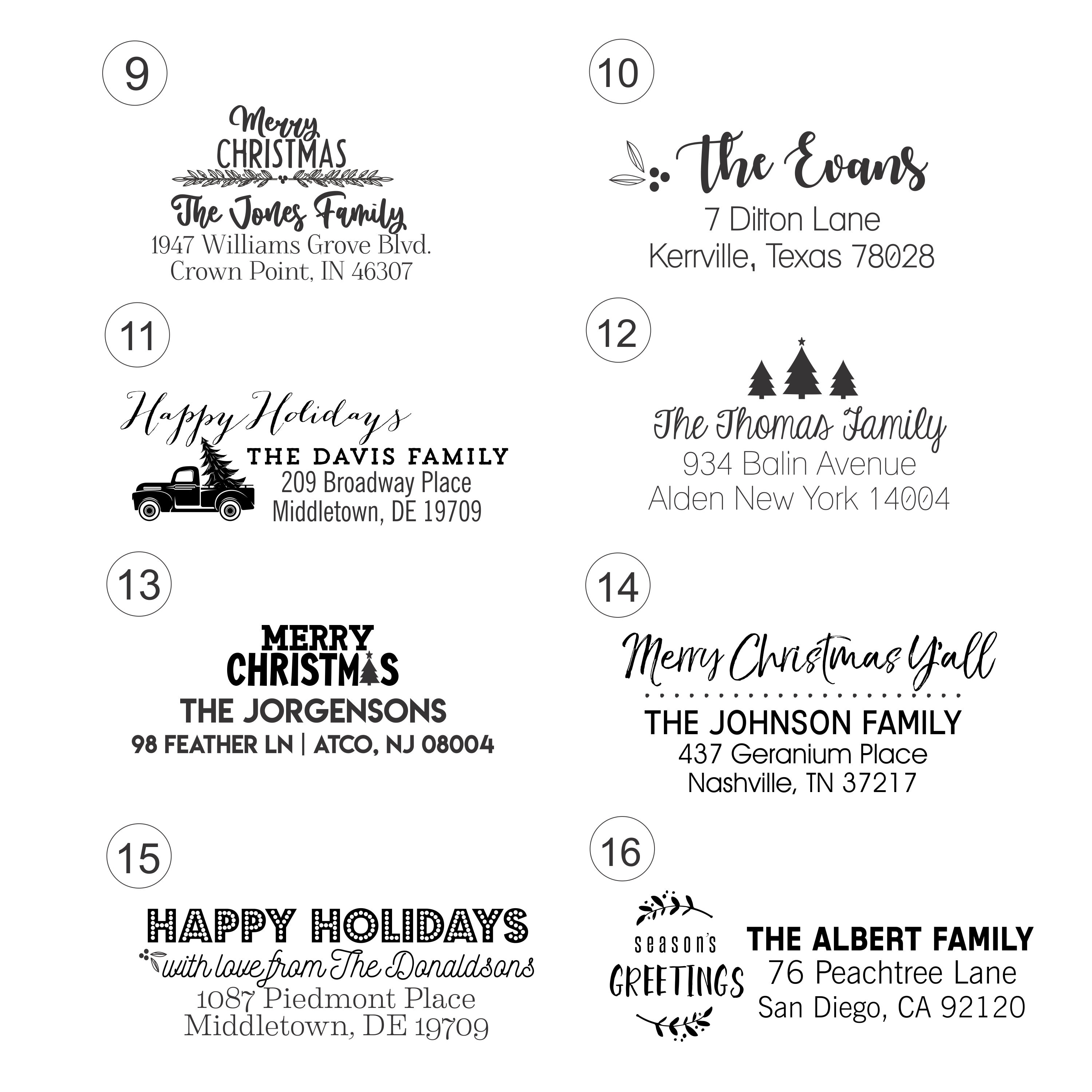 Personalized Return Address Stamp Self Inking Return Address - Etsy