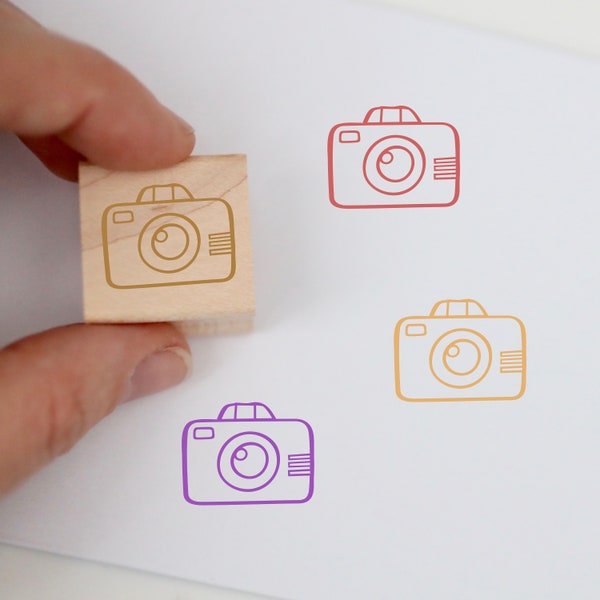 Camera Stamp - Etsy
