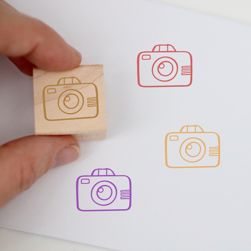 Camera Stamp - Etsy