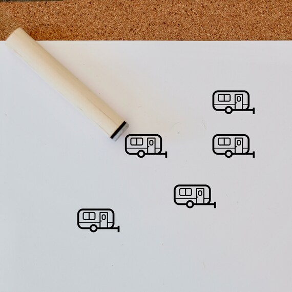 Camper Stamp Camper Mini Stamp Kids Stamp Craft Stamp - Etsy