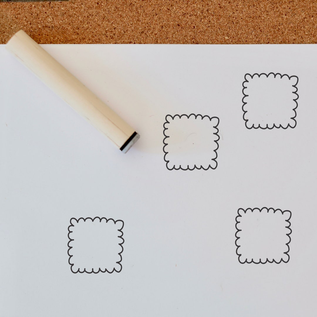 Bubble Box Stamp |bubble Box Mini Stamp | Kids Stamp | Craft Stamp ...