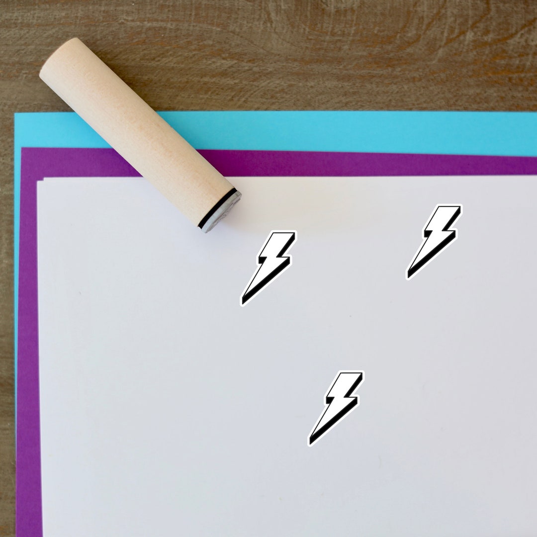 Lightning Stamp L Lightning Stamp Kids Stamp Craft Stamp Craft Supplies ...
