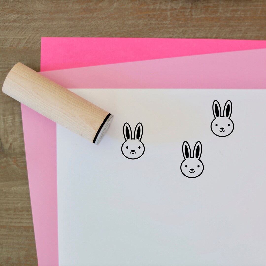 Bunny Stamp |bunny Mini Stamp | Kids Stamp | Craft Stamp | Craft ...