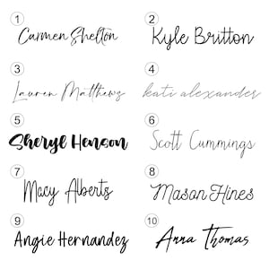 Personalized Signature Stamp Custom Name Stamp Self Inking Signature ...