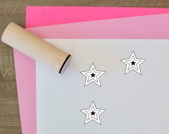 Star Stamp Star Mini Stamp Kids Stamp Craft Stamp - Etsy
