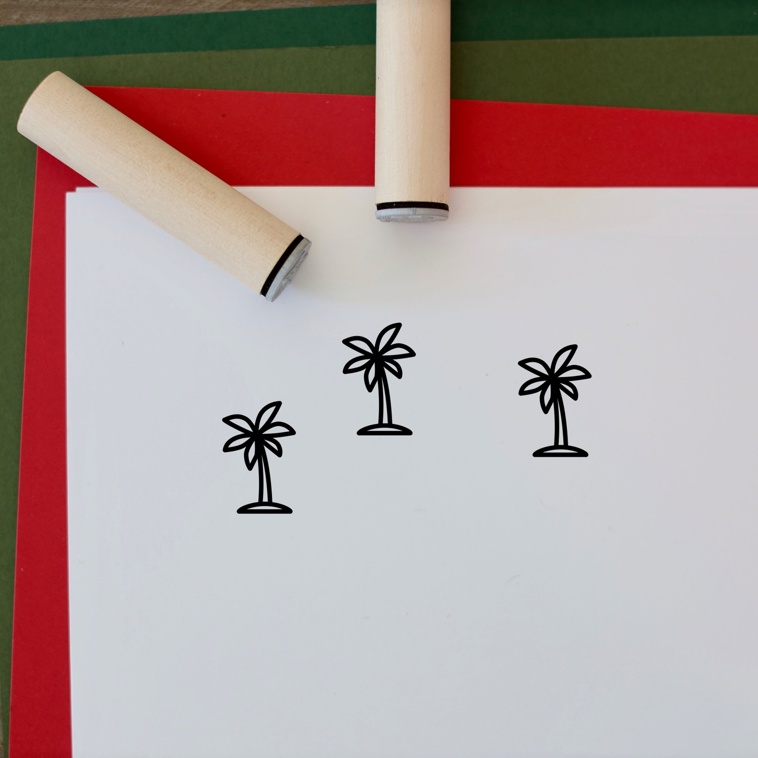 Palm Tree Stamp L Palm Tree Stamp L Kids Stamp Craft Stamp | Etsy