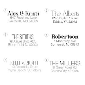 Personalized Return Address Stamp | Self Inking Return Address Stamp ...