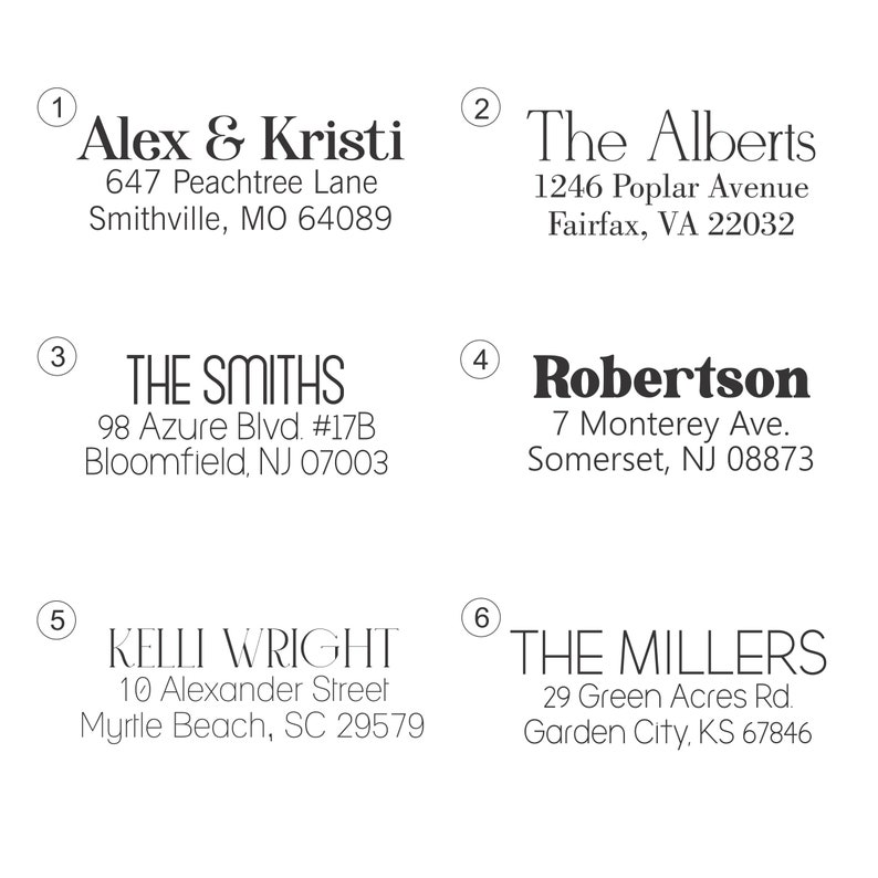 Personalized Return Address Stamp Self Inking Return Address - Etsy