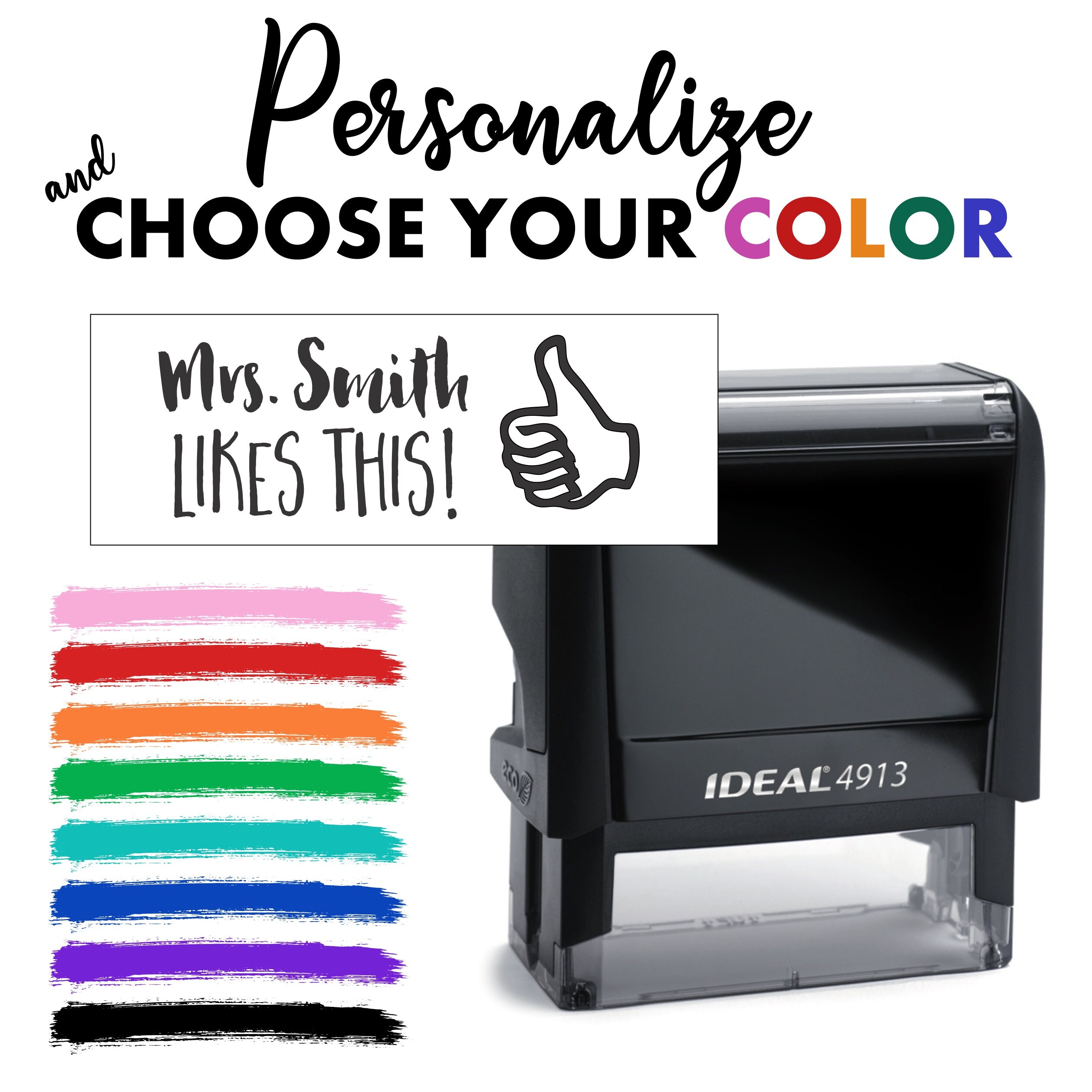 Personalized Teacher Stamp Teacher Stamper Personalized - Etsy