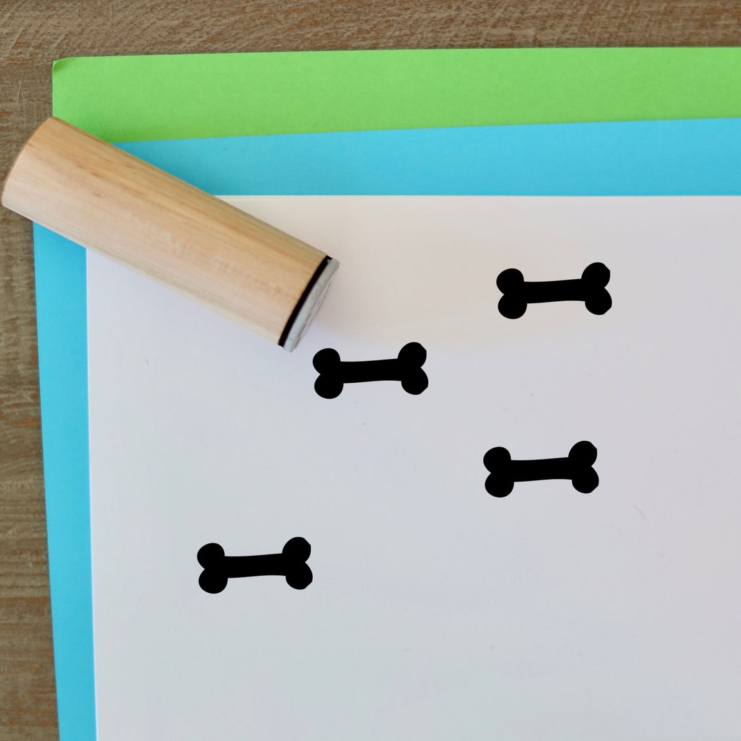 Dog Bone Stamp| Dog Bone Mini Stamp | Kids Stamp | Craft Stamp | Craft ...