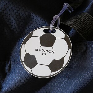 Personalized Sports Tag Name Backpack Tag Lunchbox Tag Name Tag Child ...