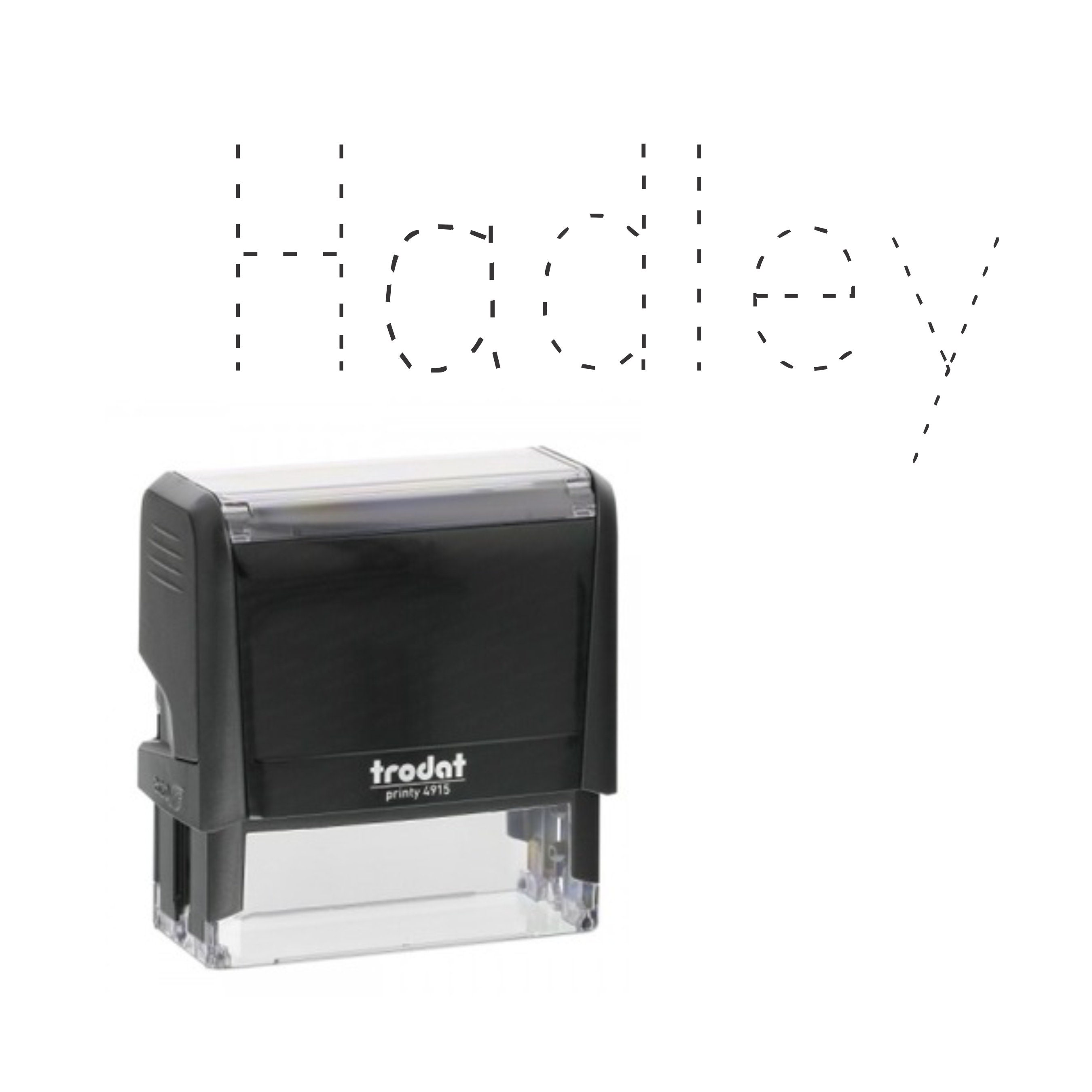 Name Trace Stamp | Personalized Kids Stamp | Handwriting Practice ...