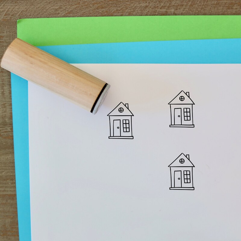 House Stamp - Etsy