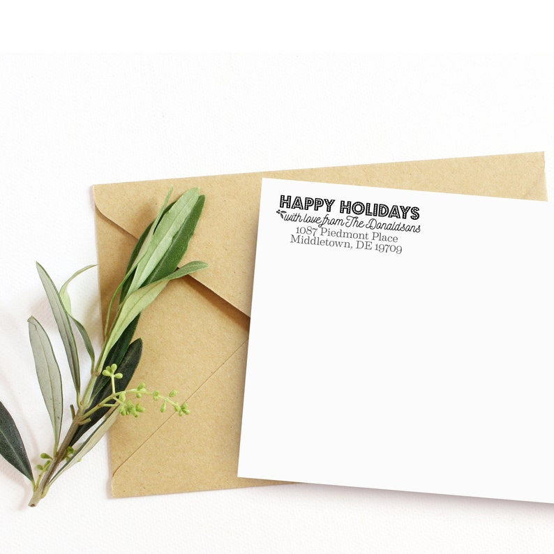 Personalized Return Address Stamp Self Inking Return Address - Etsy