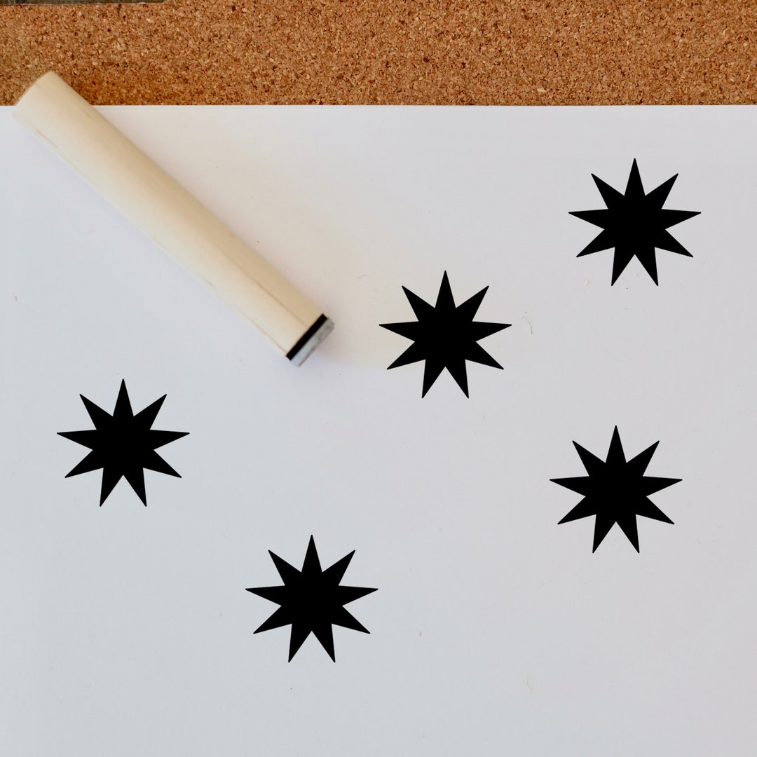 Big Star Stamp | Big Star Mini Stamp | Kids Stamp | Craft Stamp | Craft ...