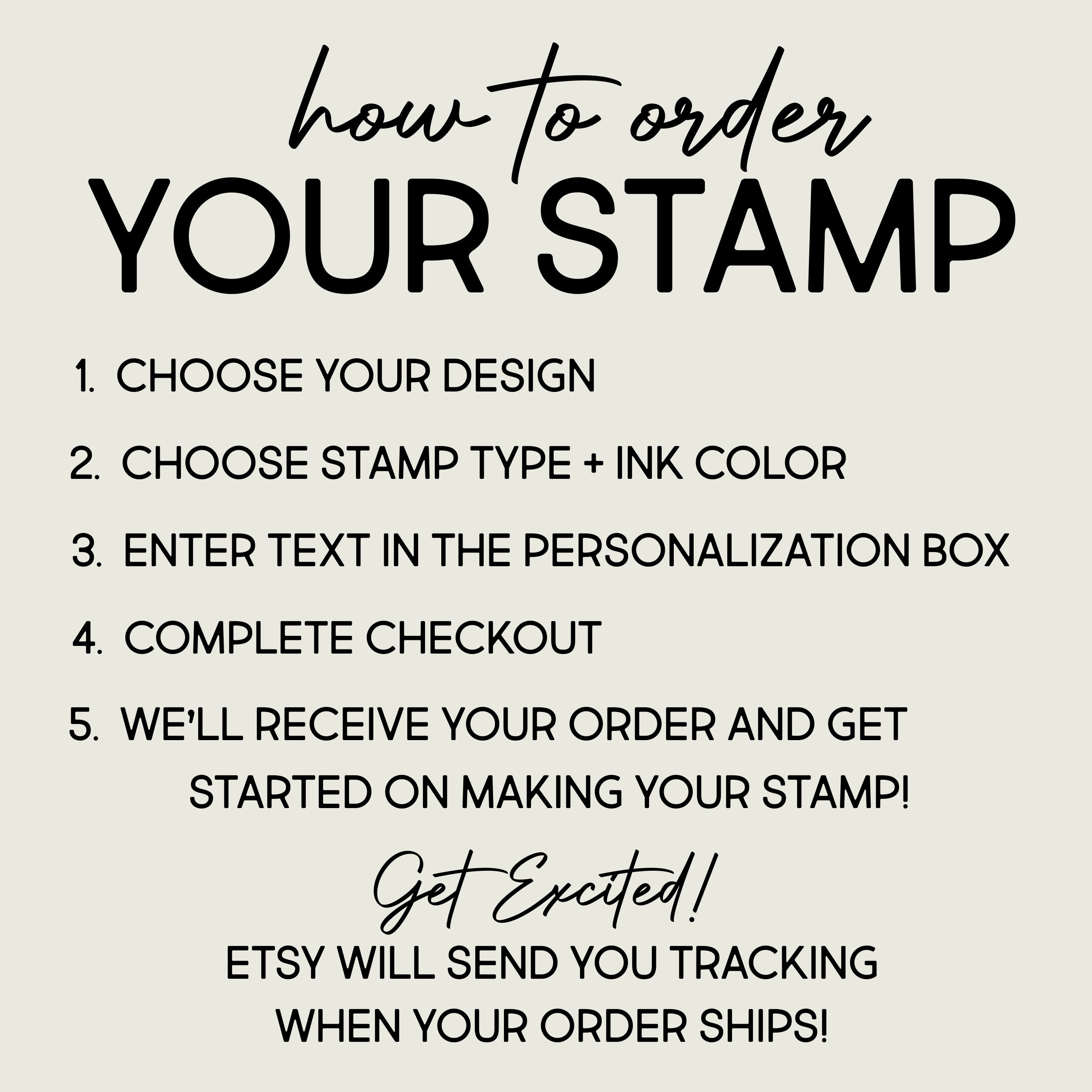 Bank Deposit Stamp Custom Bank Endorsement Custom Business Check Stamp ...