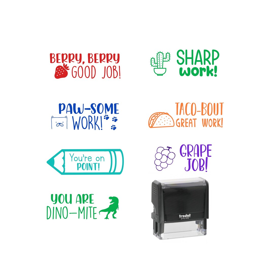 Teacher Stamp | Teacher Stamper |cute Teacher Gift | Classroom Teacher ...