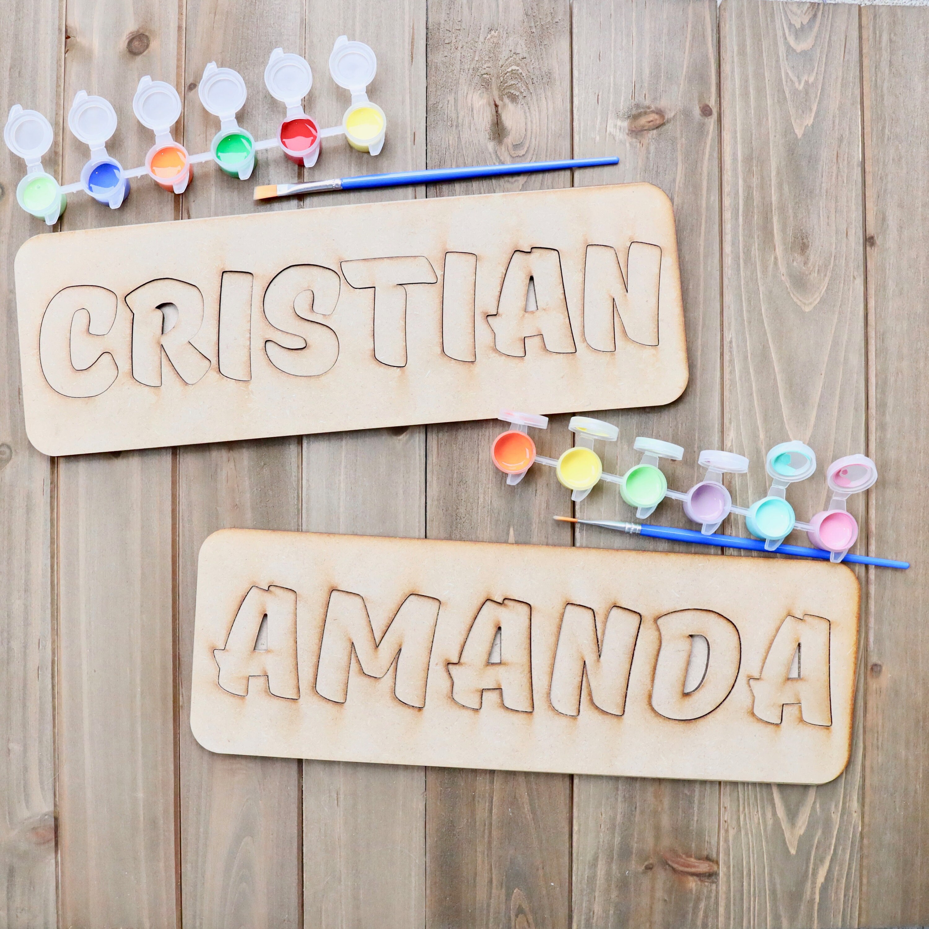 Personalize Name Puzzle Kit Kids DIY Name Puzzle Kids DIY Kit Kids ...