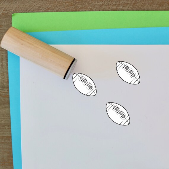 Football Stamp Footballl Mini Stamp Kids Stamp Craft | Etsy